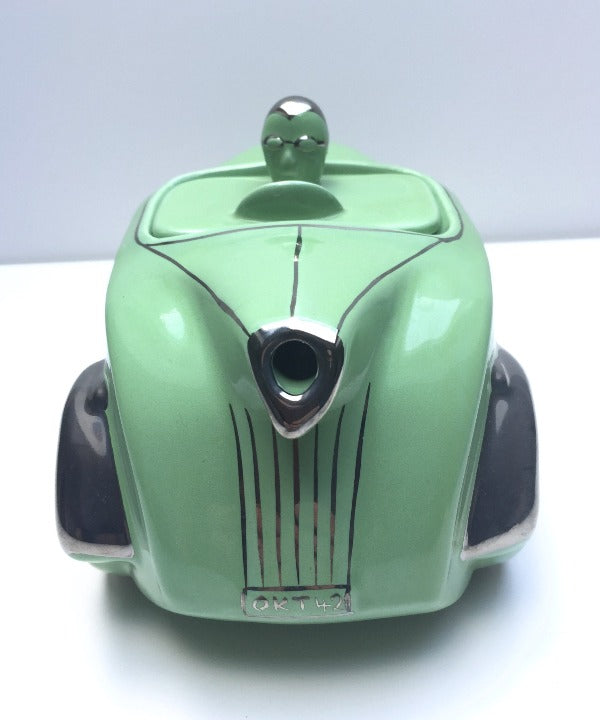Racing Car Teapot in the Green colourway – TeapotWorld