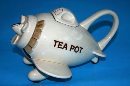 Aeroplane Teapot, large size pot Tea 44 – TeapotWorld