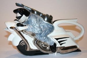 Elvis Motorbike Teapot by Silver Crane – TeapotWorld